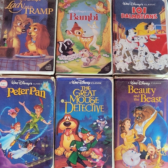 Disney | Media | Disney Black Diamond Classic Vhs Set With Vibrant ...